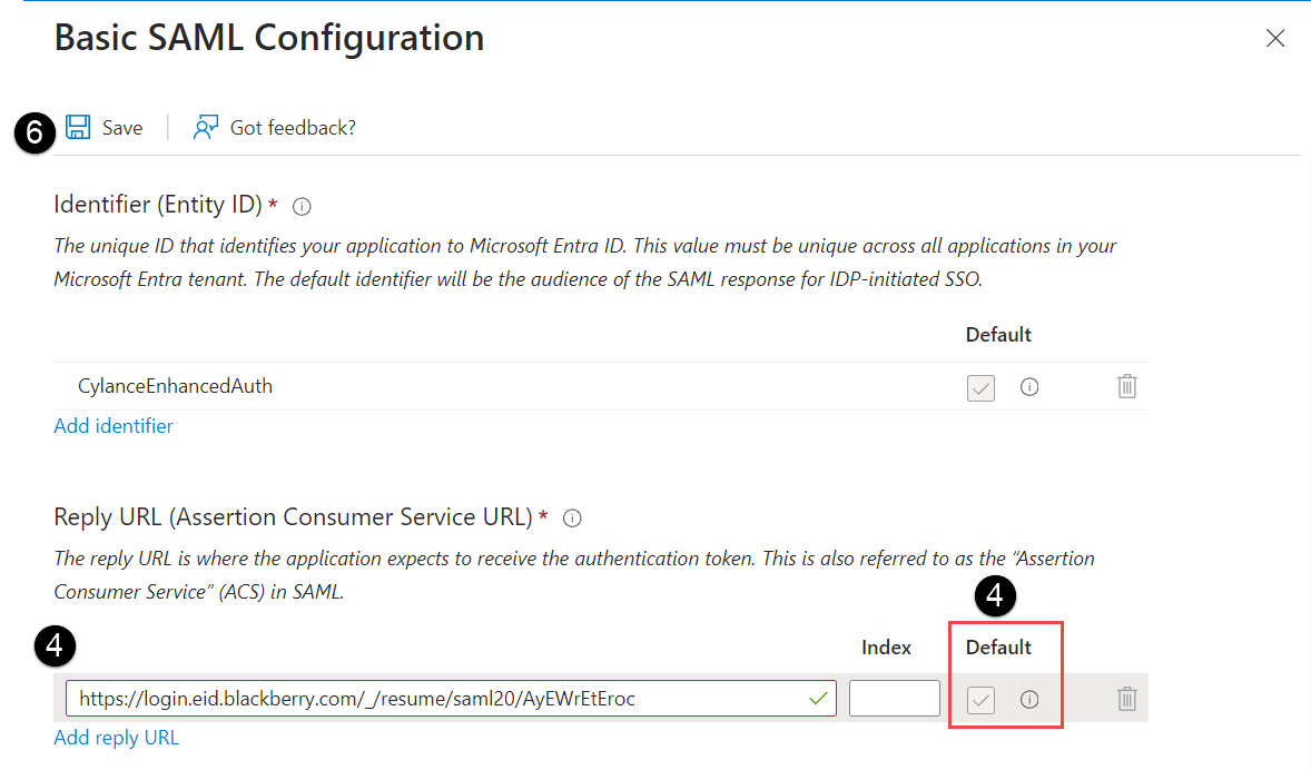 Update The Entra Saml Authenticator To Enable Idp Initiated Access To The Cylance Console